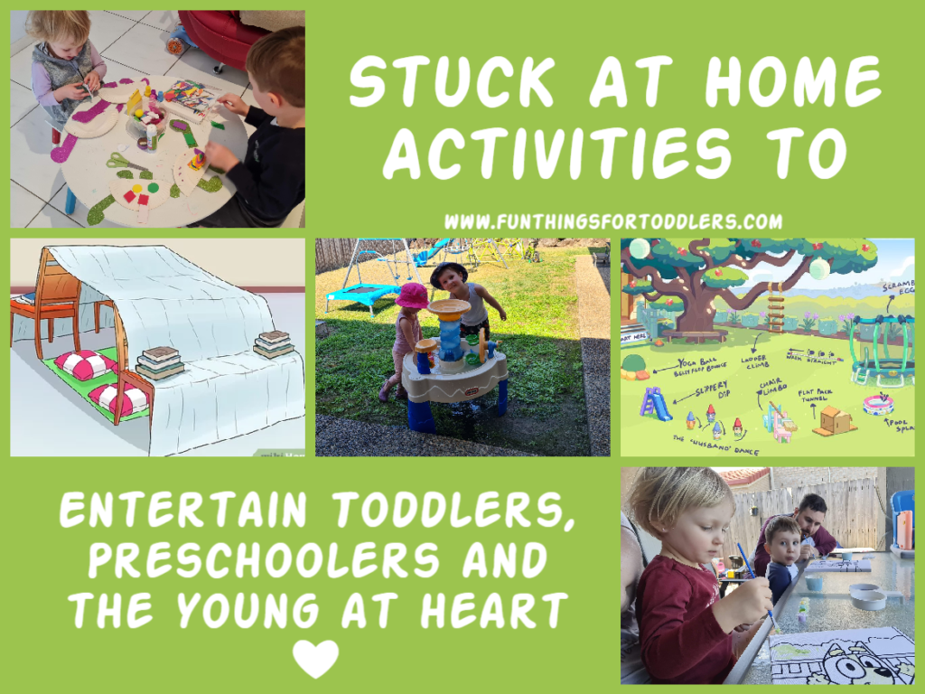 Stuck At Home Activities to Entertain Toddlers, Preschoolers and the ...