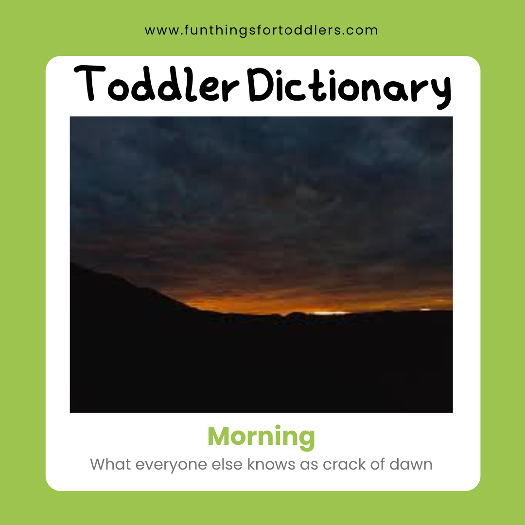 Toddler Dictionary – Fun Things for Toddlers